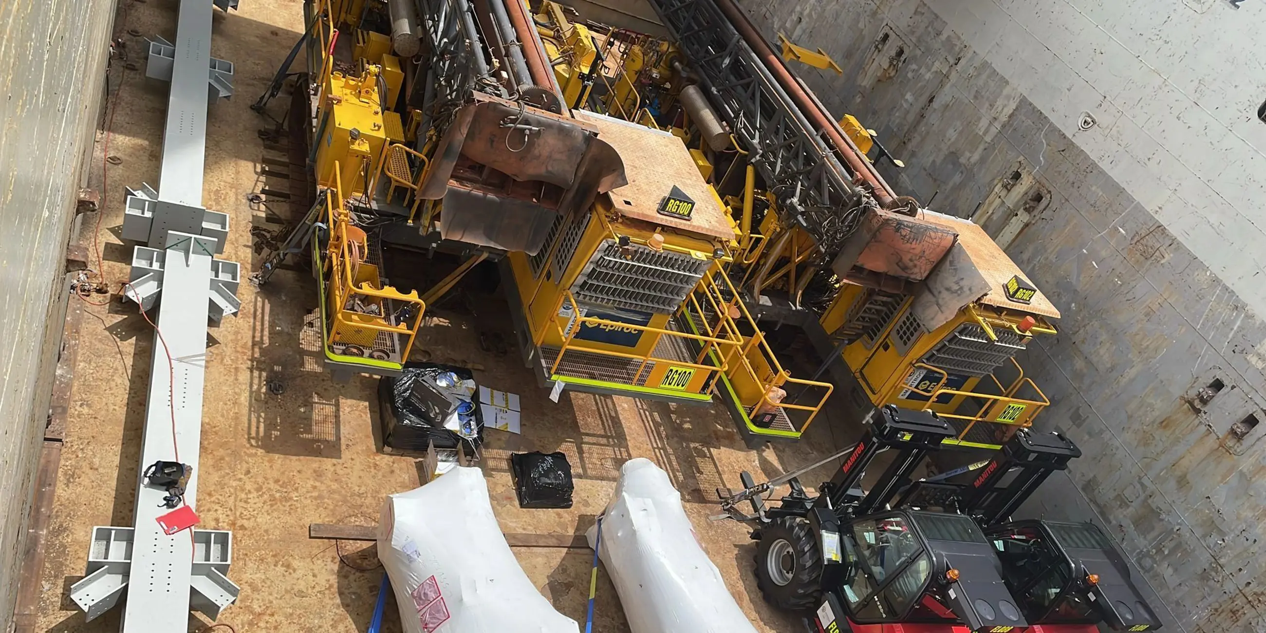 Relocation of drill rigs for Anitua Radial Drilling Services