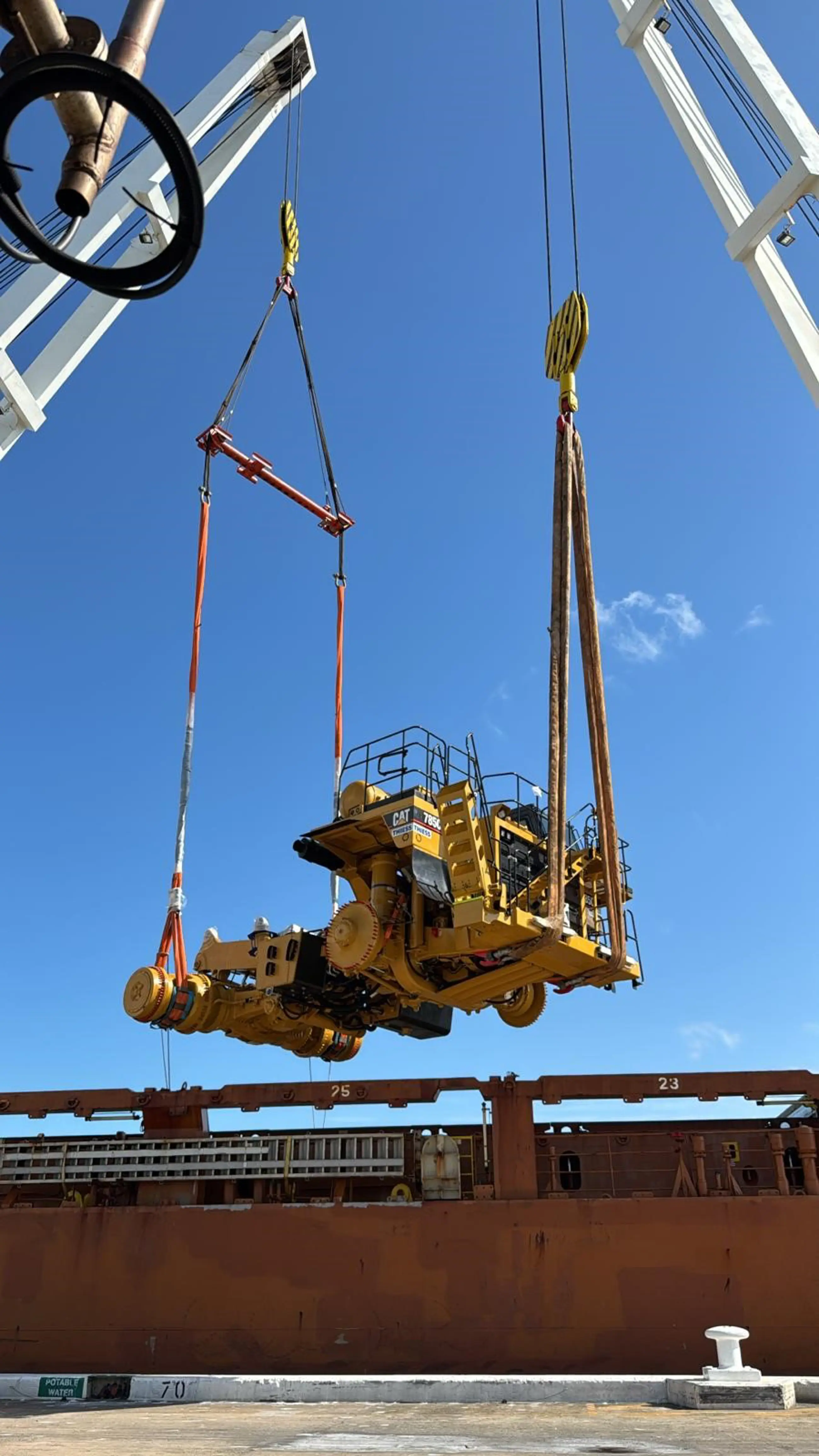 Transport of Thiess rebuilt mining trucks from Indonesia to Australia