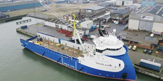 Project Greensand’s vessel for seaborne transport of CO2 prepared