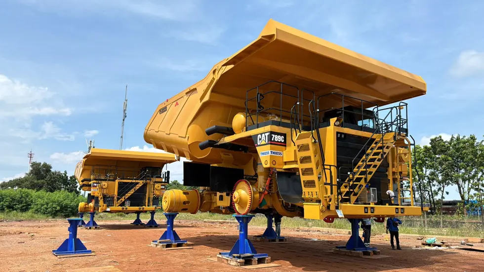 Transport of Thiess rebuilt mining trucks from Indonesia to Australia