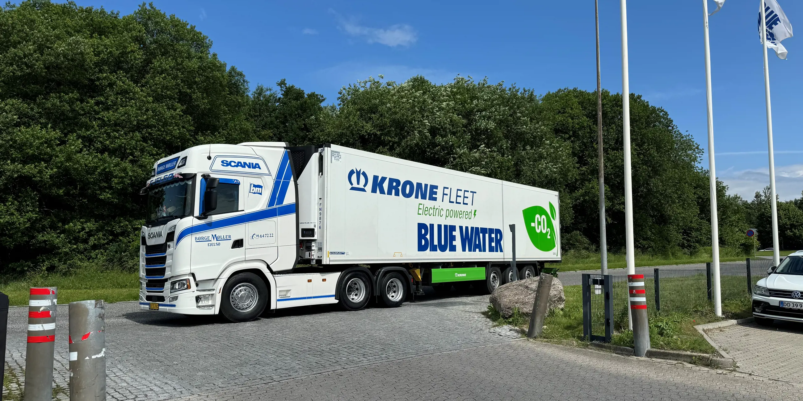 Successful electric Reefer Road trailer trial