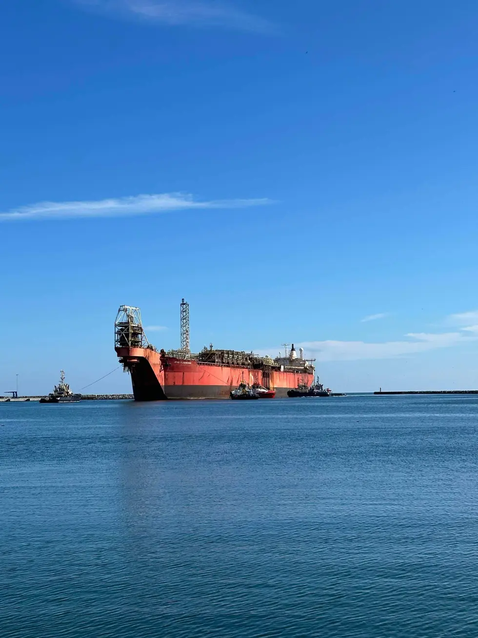 Port Agency team handles largest FPSO call in Frederikshavn